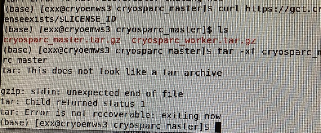 New User Installation Install Configure And Update Cryosparc Discuss