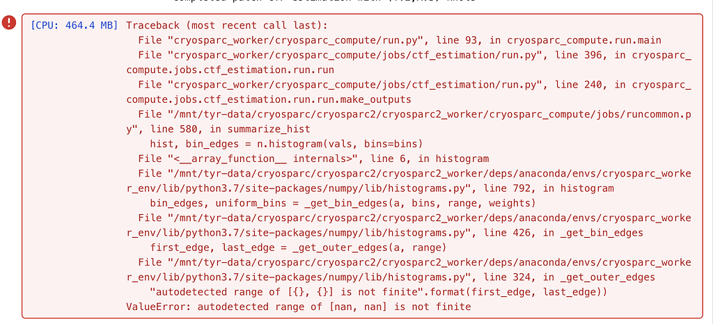 Patch Ctf Fails On Certain Micrographs Ctf Estimation Cryosparc Discuss 1763