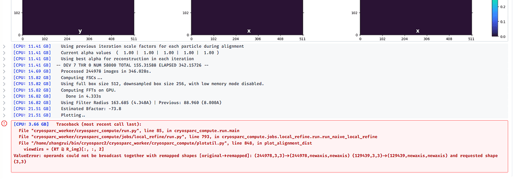 Error running local refinement (Legacy) after v3.3 update ... Error running local refinement (Legacy) after v3.3 update ...